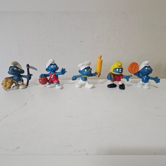 None | Toys | Vintage Smurf Figures Set Of 5 | Poshmark